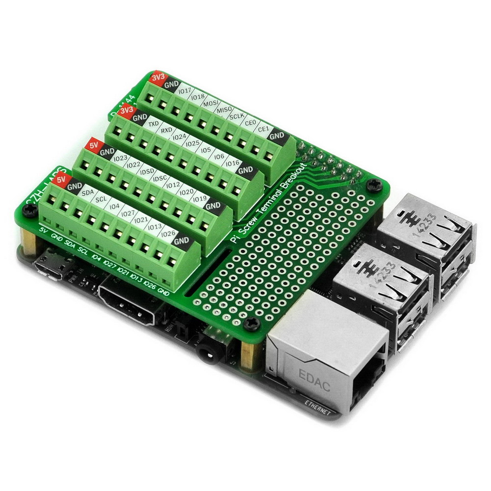 CZH-LABS Pi Screw Terminal Block Breakout Module, for Raspberry Pi. CZH ... CZH-LABS Pi Screw Terminal Block Breakout Module, for Raspberry Pi. CZH ...