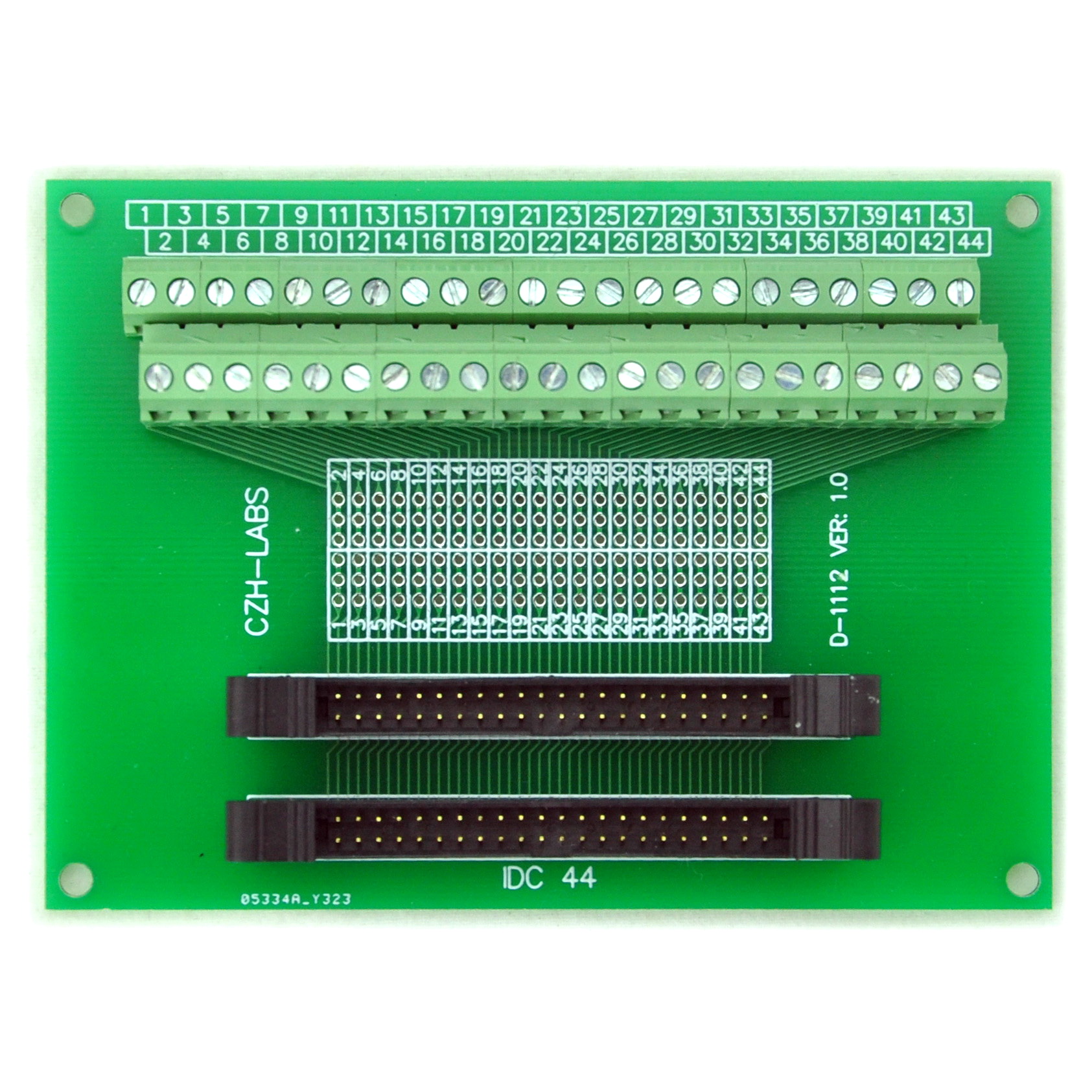 Czh Labs Dual Idc 44 Pitch 2 0mm Male Header Terminal Block Breakout Board Czh Labs D 1112 Czh