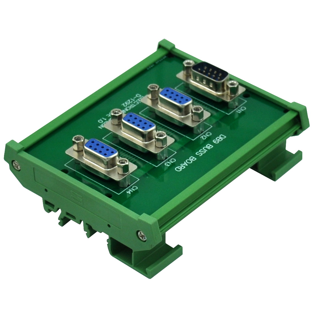 ELECTRONICS-SALON DIN Rail Mount DB9 1 Male 3 Female Buss Board, DB-9 ...