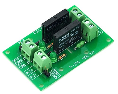 ELECTRONICS-SALON DC5V 2 Channels DC-AC 2Amp G3MB-202P Solid State ...