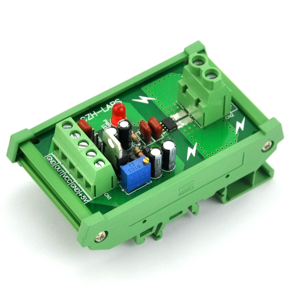 CZH-LABS DIN Rail Mount +/-20Amp AC/DC Current Sensor Module, based on ...