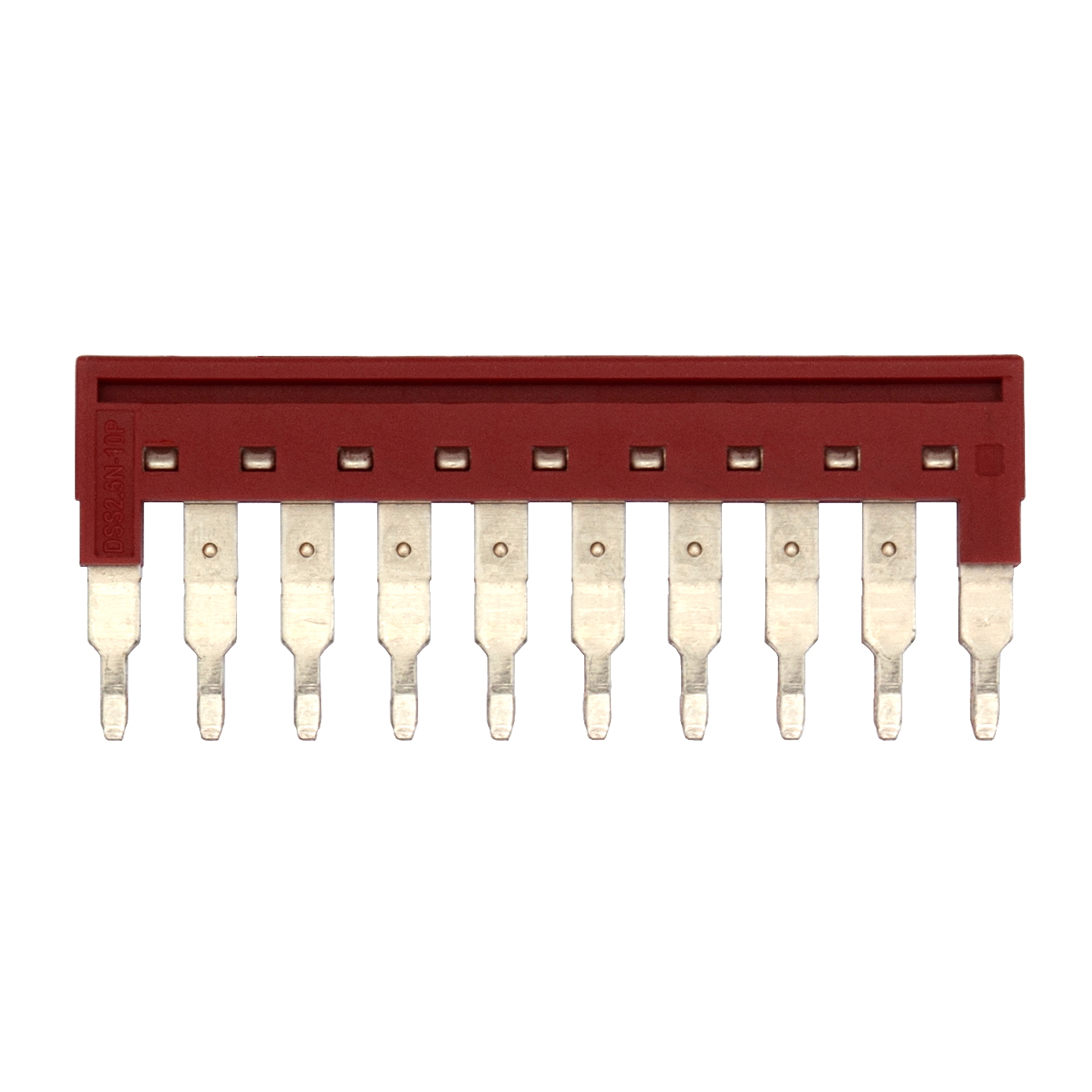 Dinkle DSS2.5N-10P DIN Rail Terminal Block Jumper - Insertion Plug-in ...