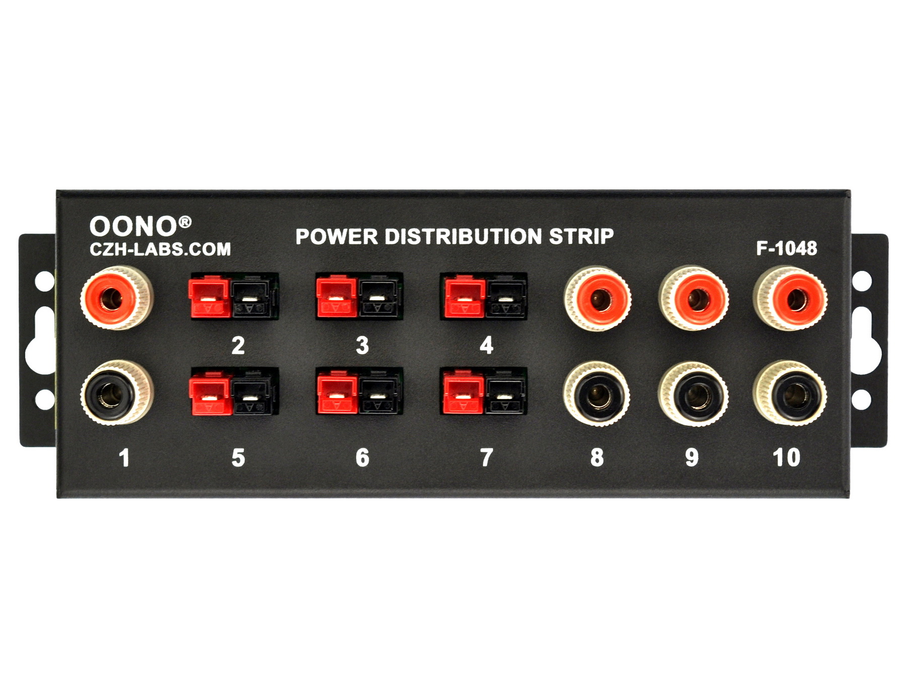OONO F-1048 Banana Jack and Powerpole 10 Outlet Power Distribution ...