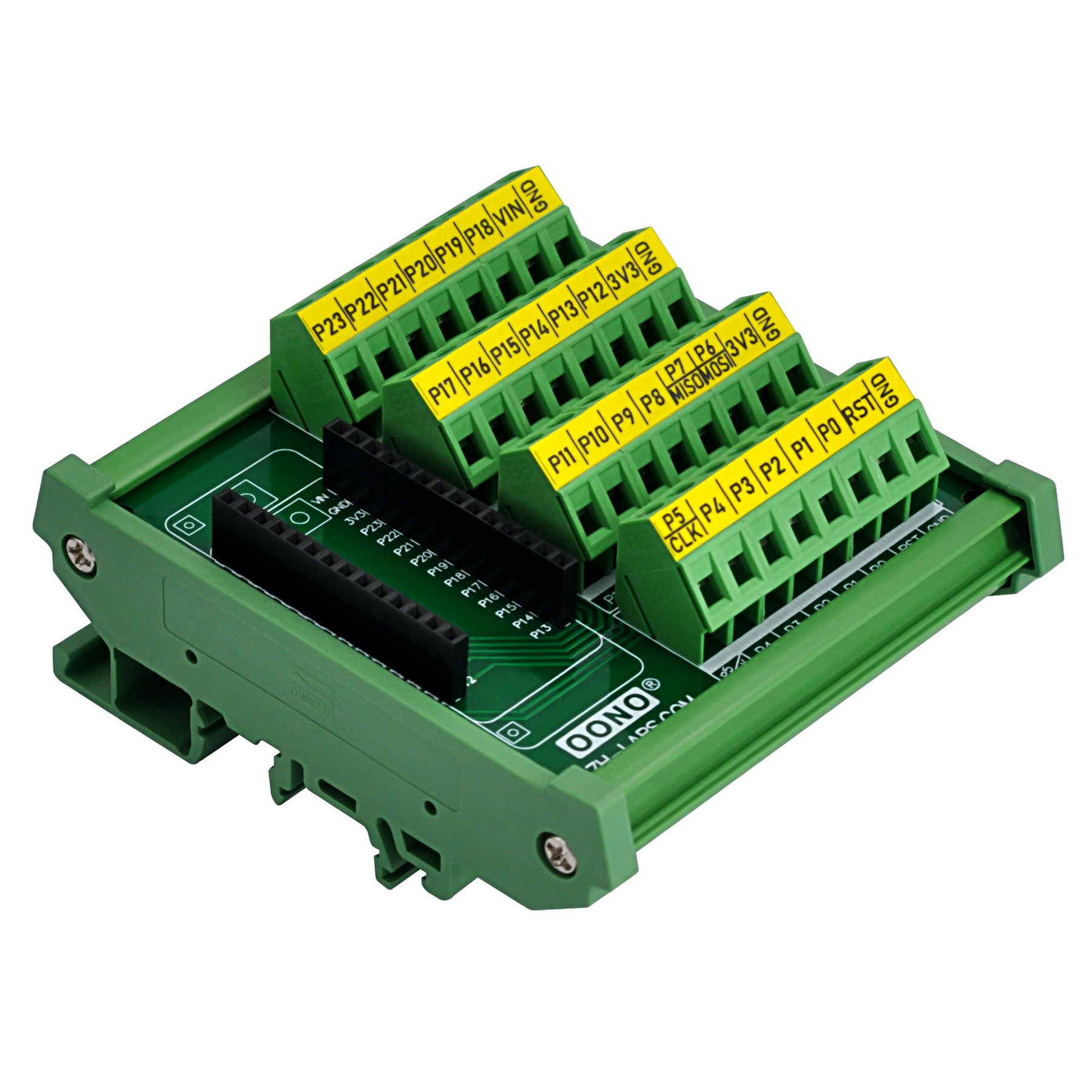 Din Rail Mount Terminal Block Breakout Module Board For Pycom Wipy20 Wipy30 Lopy Lopy4 Sipy Fipy