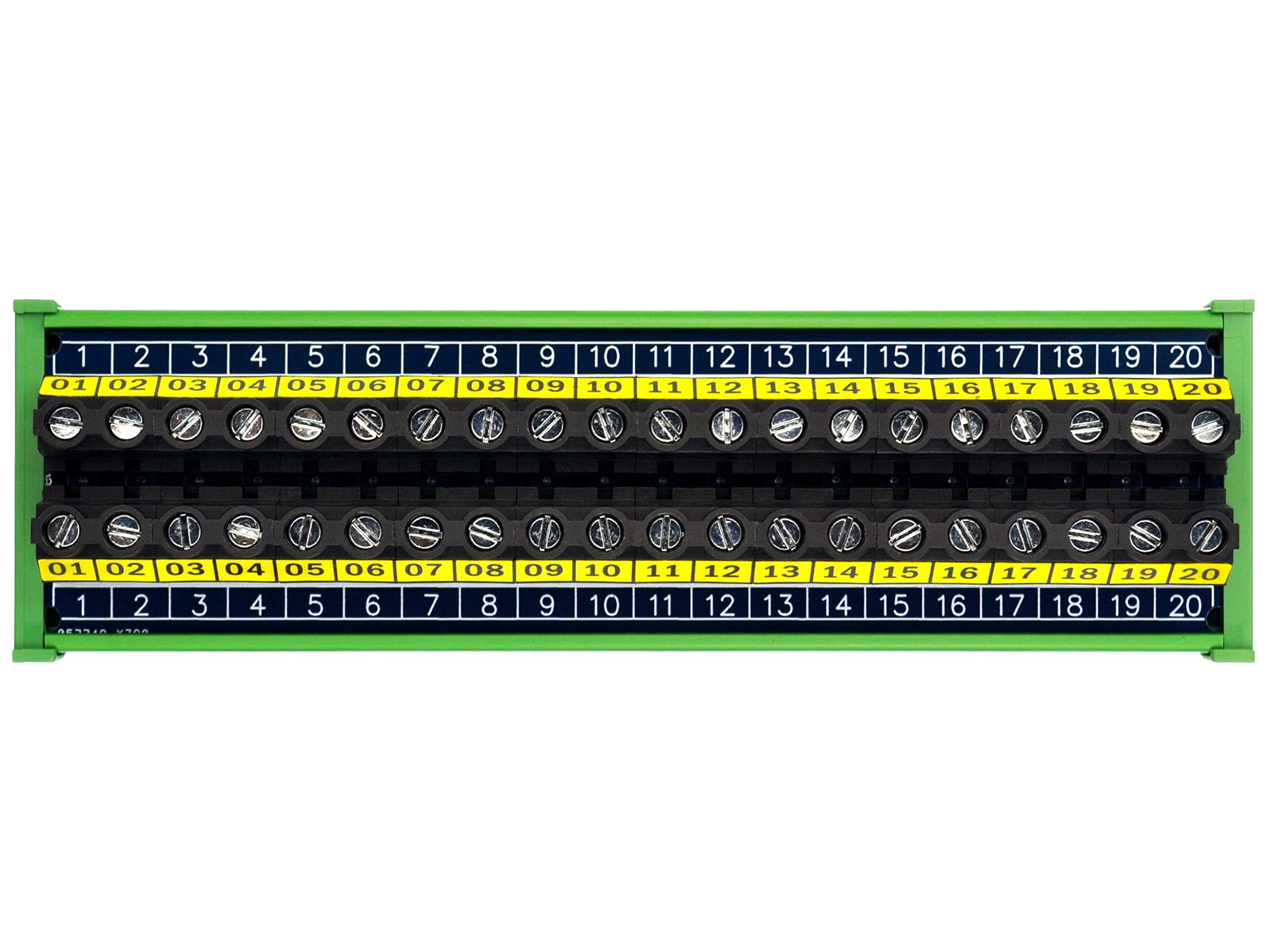 20 Position 30Amp/300V Screw Terminal Block Distribution Module (DIN ...