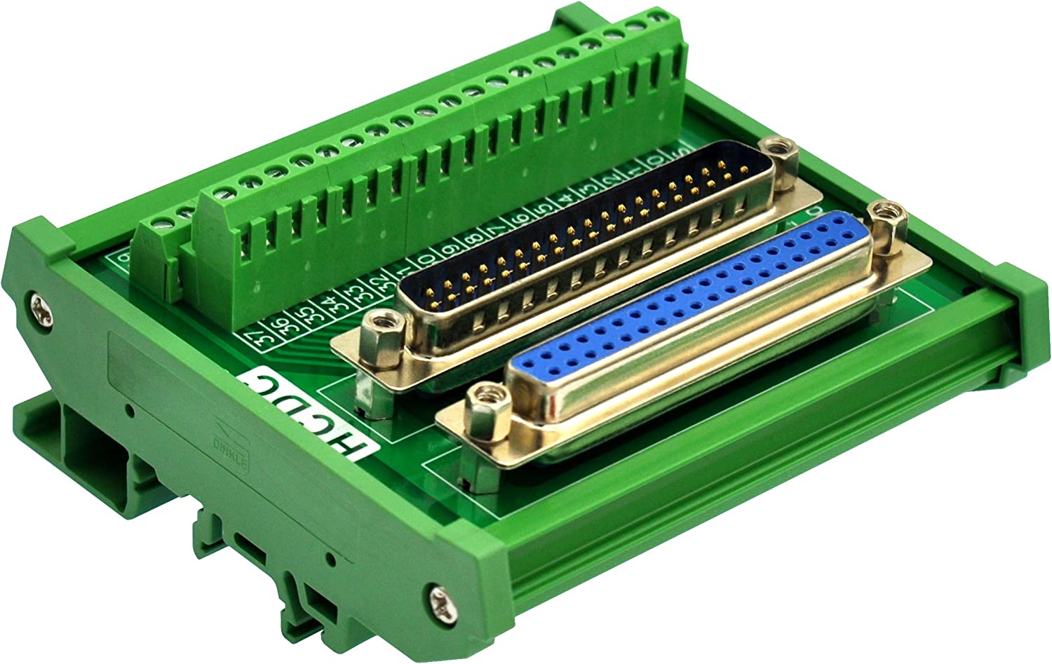 DIN Rail Mount D-SUB Male-Female Interface Module Terminal Block ...