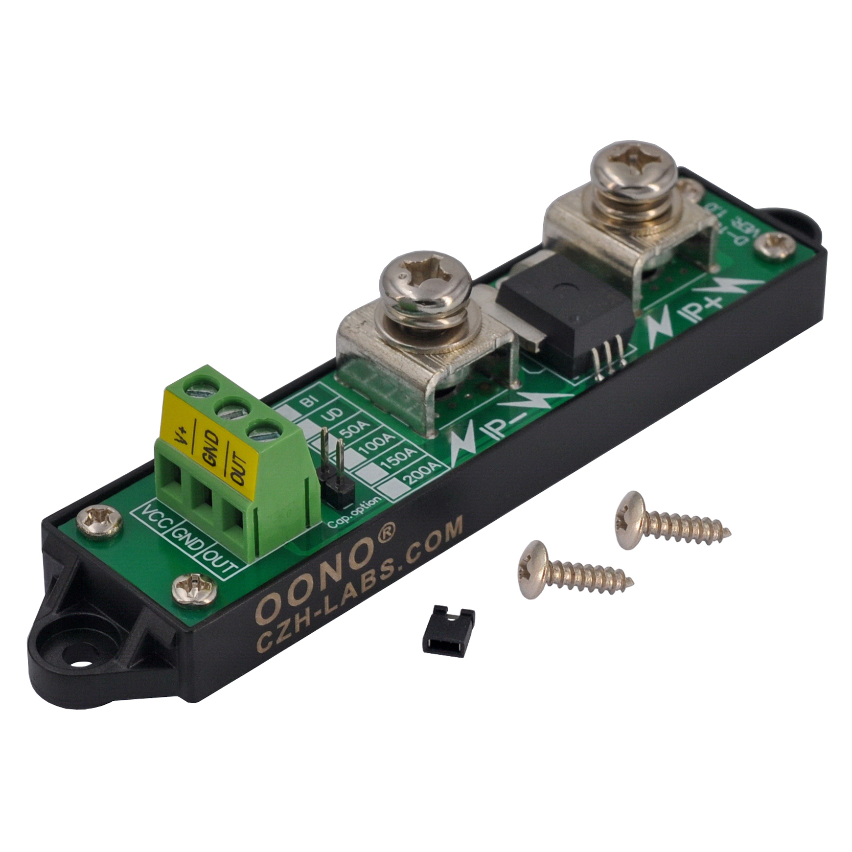 Bidirectional +/-200 Amp Isolated Current Sensor Module, Based ...