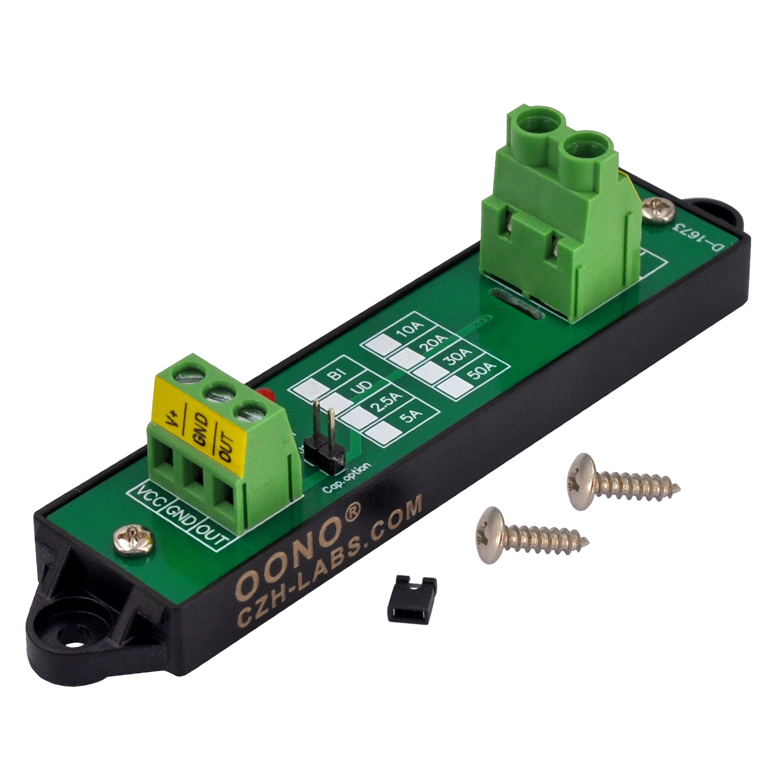 Bidirectional +/-20 Amp Isolated Current Sensor Module, Based ...