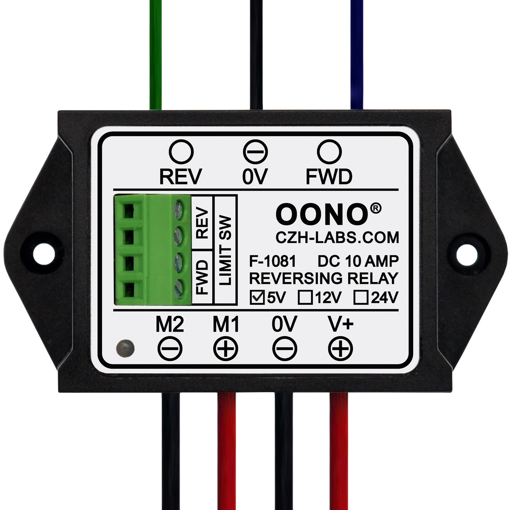 5V 10Amp Reversing Relay Module, Support Limit Switch, Forward and ...